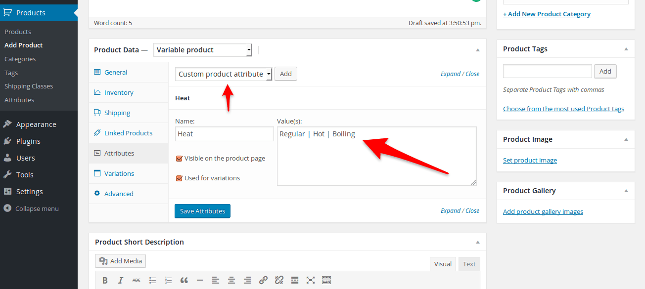 How To Create Product Attributes In WooCommerce WOOVINA
